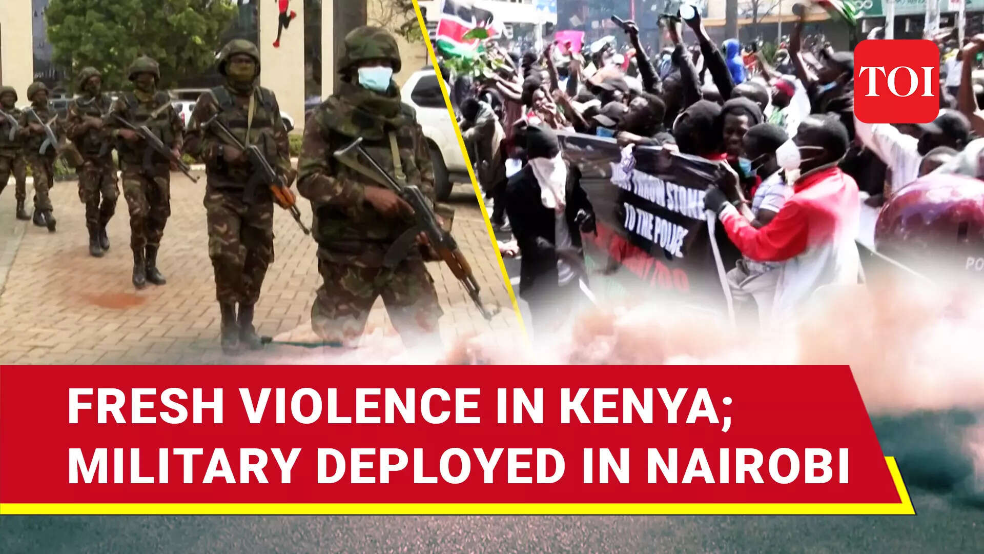 Massive Clashes In Kenya Again; Army Deployed In Nairobi As Violence ...