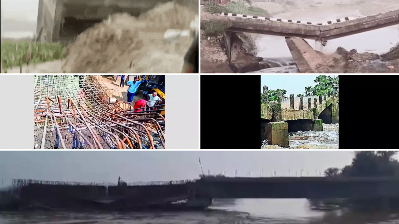 5 bridges collapse in 11 days: Bihar's unfortunate domino effect