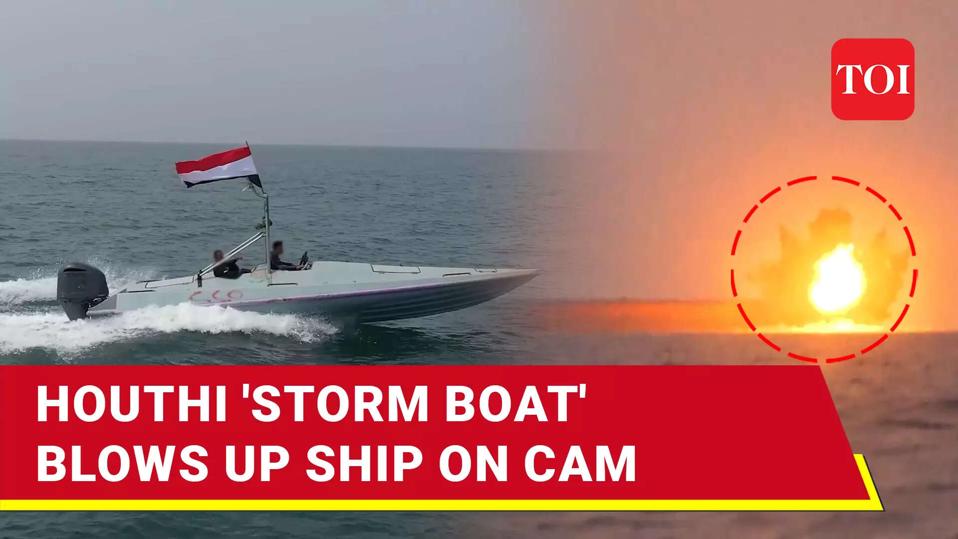 In A First, Houthis Release Dramatic Video Of 'Toofan' Vessel ...