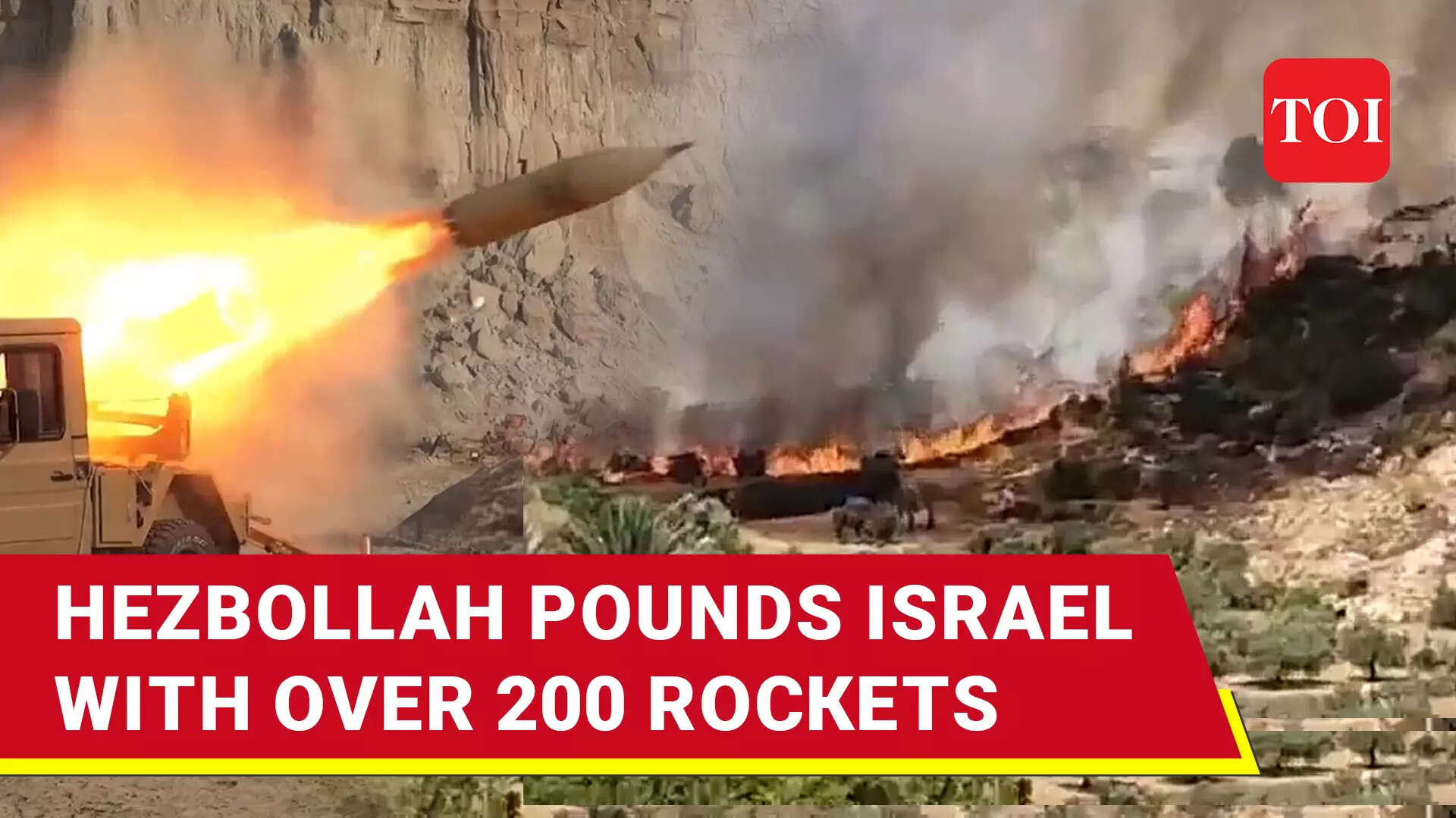 Over 220 Hezbollah Rockets, Drones Rip Northern Israel; Revenge Attack ...