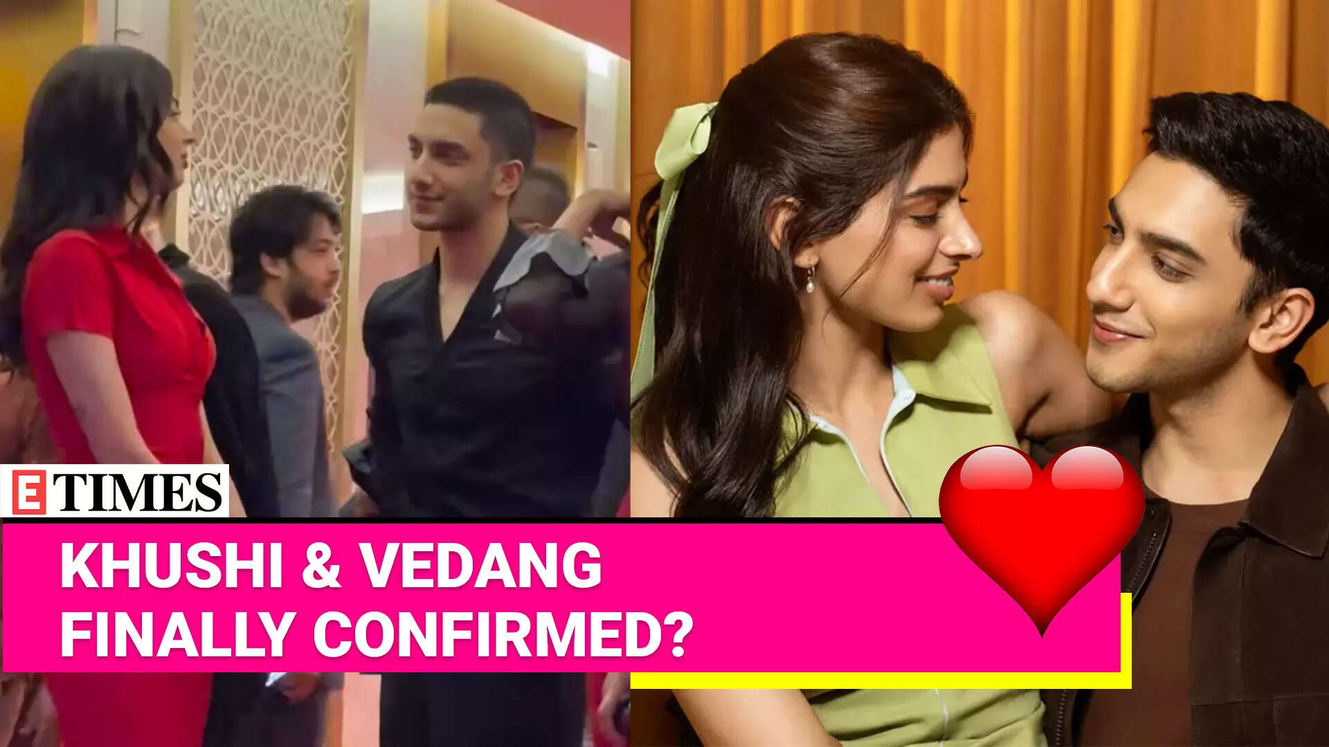 Khushi Kapoor & Vedang Raina's "Aankho In Aankho Me Ishara". What's ...