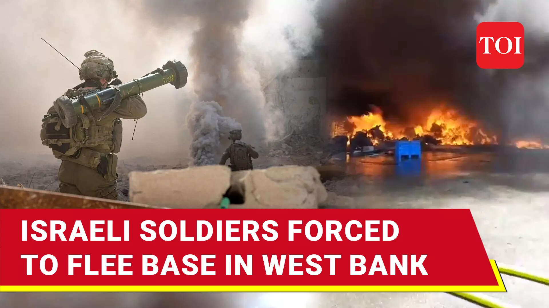 Another Israeli Military Base Burns In West Bank; 200 IDF Soldiers Flee ...