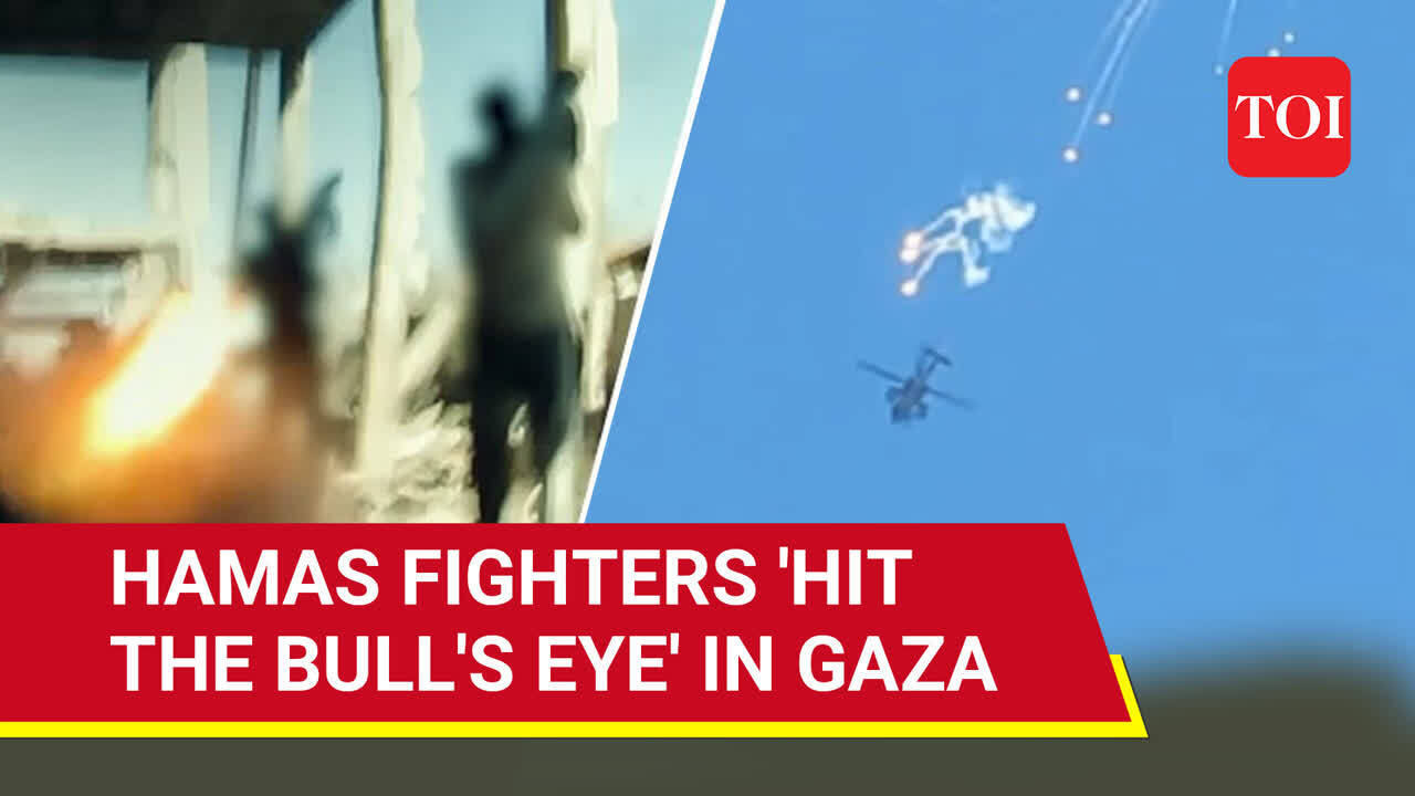 Israeli Chopper Panics As Hamas Fighters Fire SAM 7 Missiles; IDF Loses ...