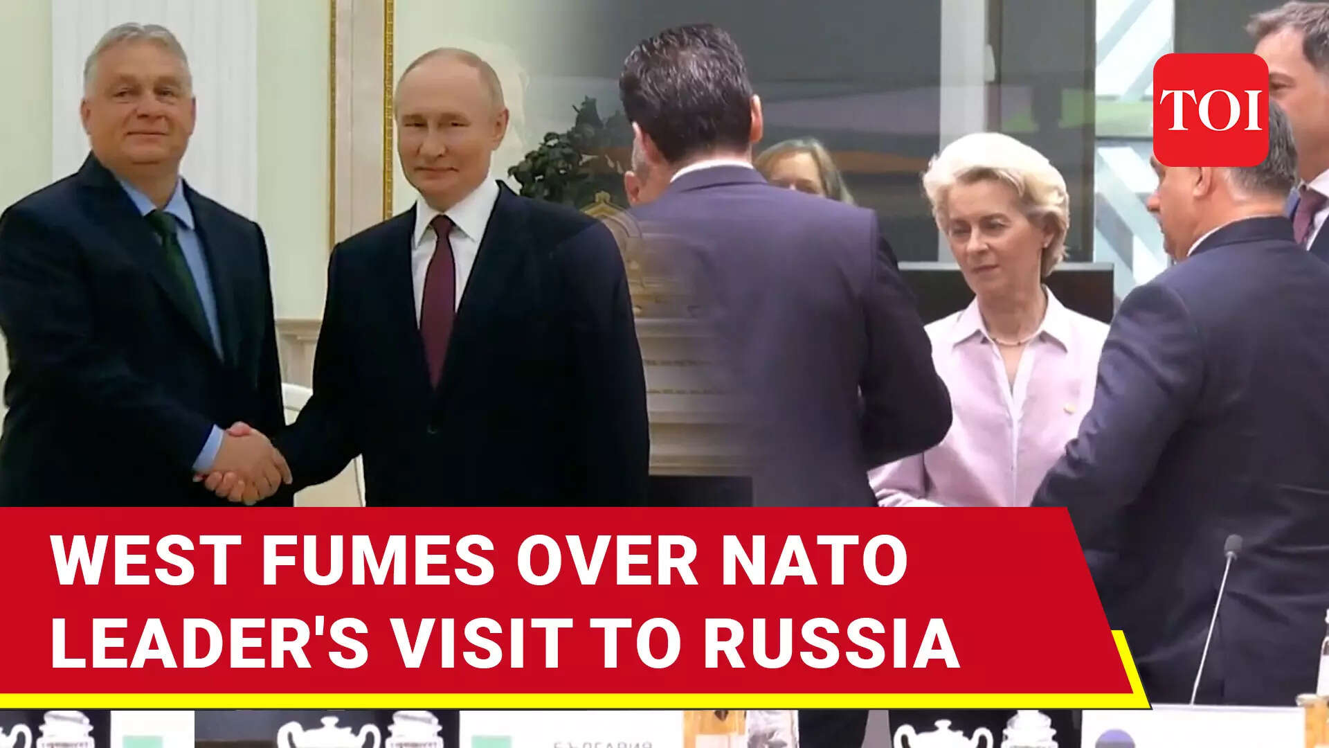 Outcry In West As NATO Leader Embraces Putin; U.S.-Led Military Bloc ...