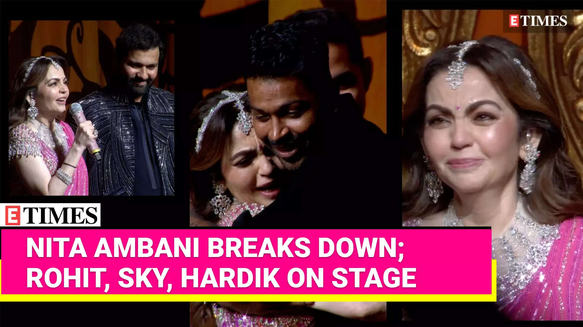 Emotions Run High At Anant-Radhika Sangeet: Nita Ambani Honours Rohit ...