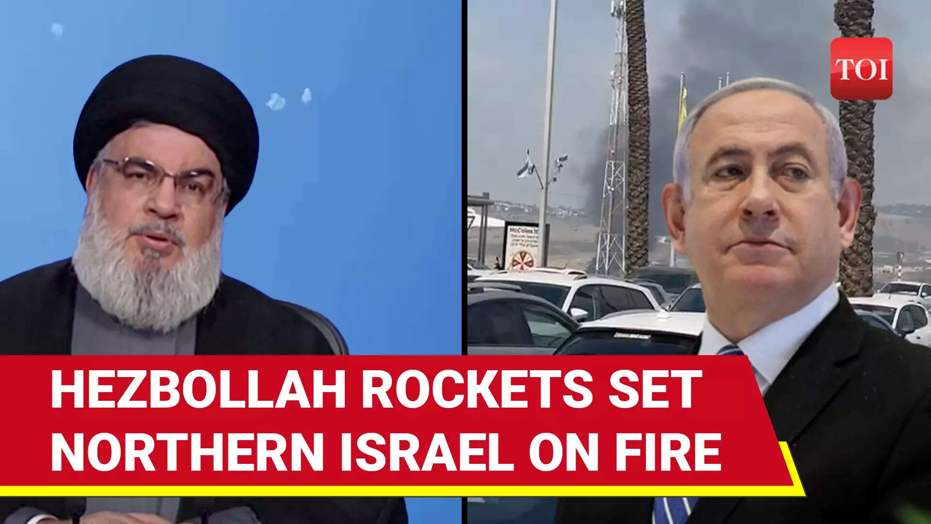 Hezbollah Rockets Strike Northern Israel, Injuring Man and Sparking Fires