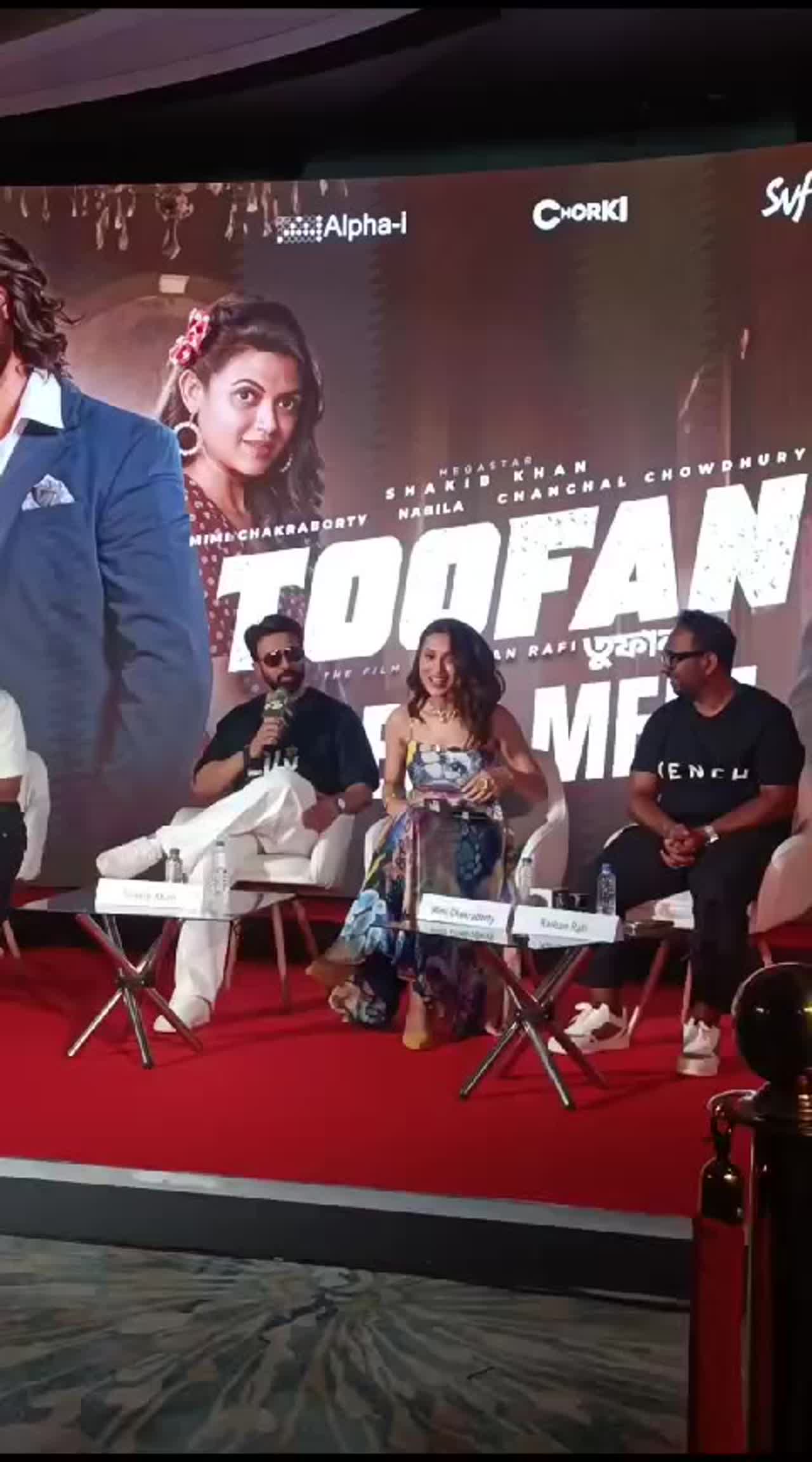 Shakib Khan and Mimi Chakraborty talks about Bengali cinema at a press ...