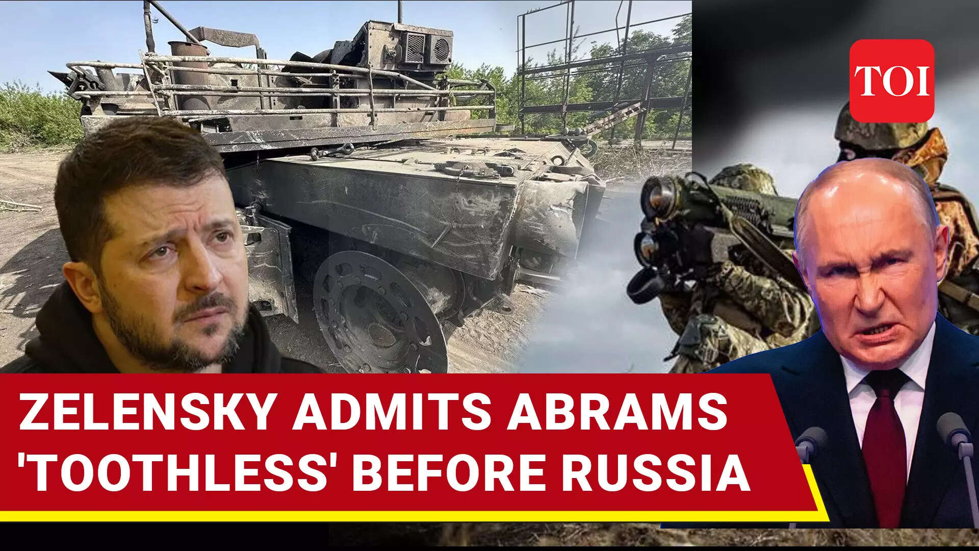 'Toothless Abrams...': Russia's Victories Make Zelensky Lament About U ...