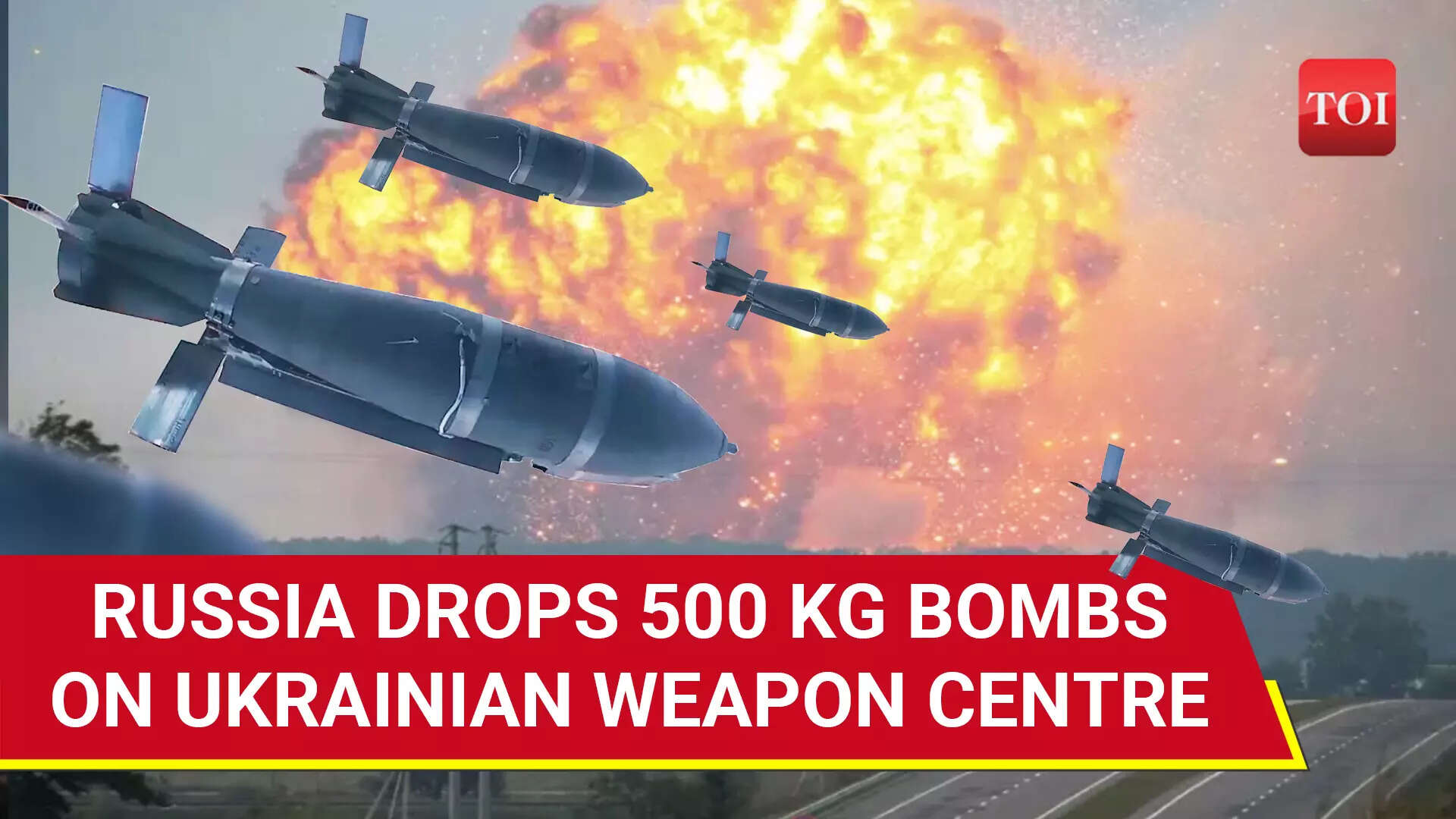 Russia Blows Up Giant Ukrainian Weapon Centre With 500 KG Bombs ...
