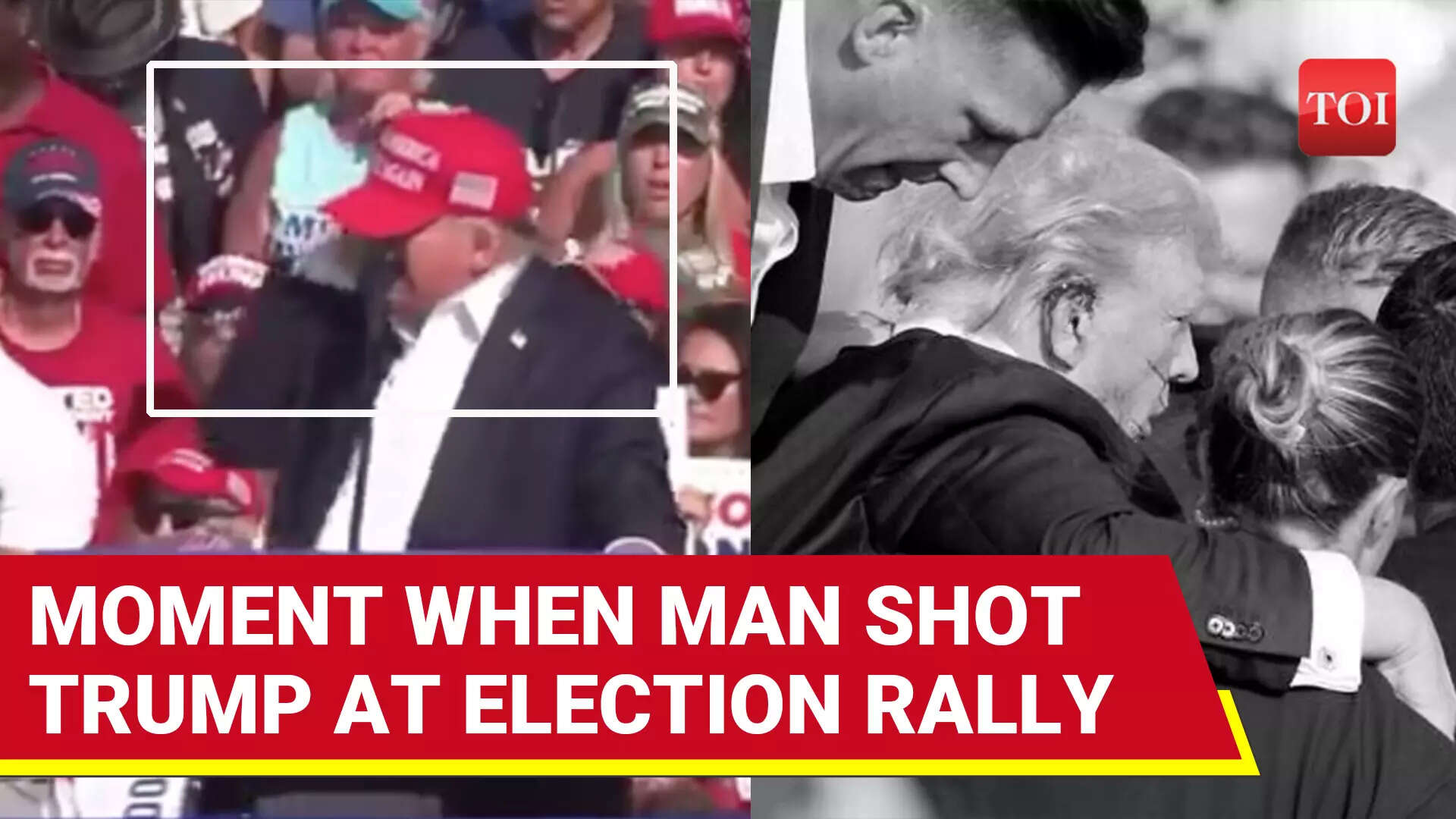 Trump Hit By Bullet At Election Rally; Secret Service Kills Shooter ...