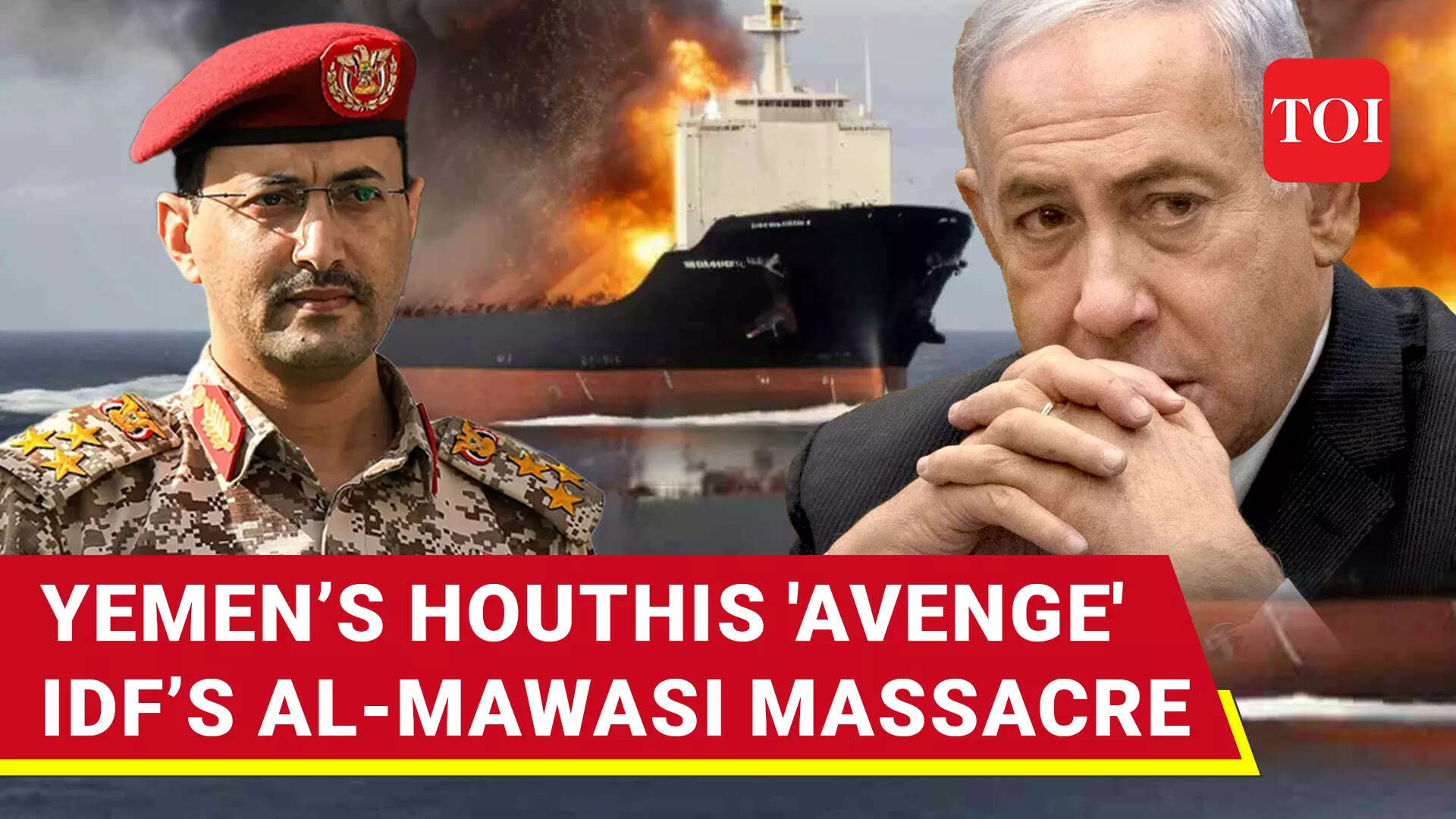 Houthis' Revenge Strikes Hit 'Israeli Ship, Military Sites'; 'Avenged ...