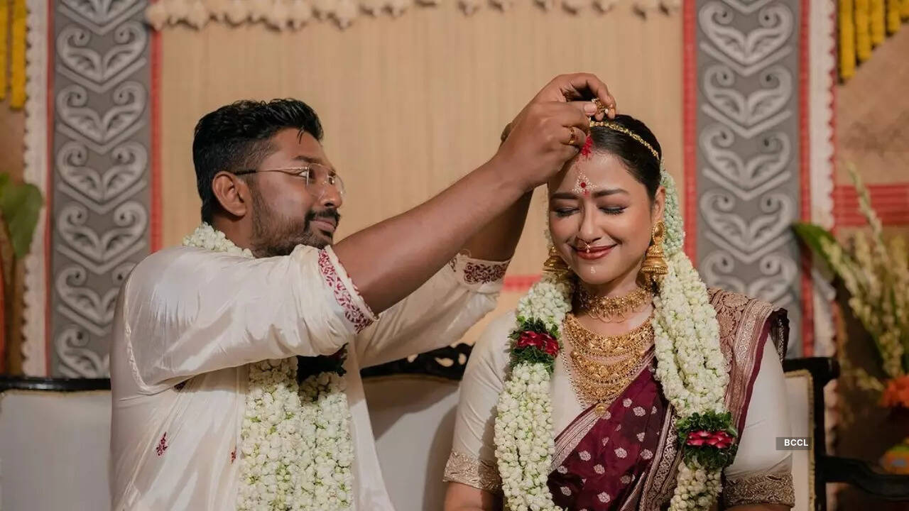 From exchanging garlands and rings to dancing to peppy tunes, take a ...