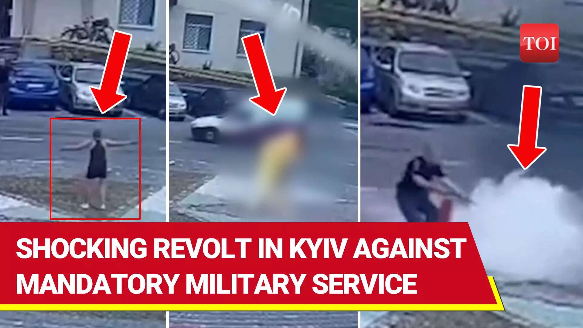 Ukraine's Mandatory Mobilisation Efforts Forces Woman To Set Herself On ...