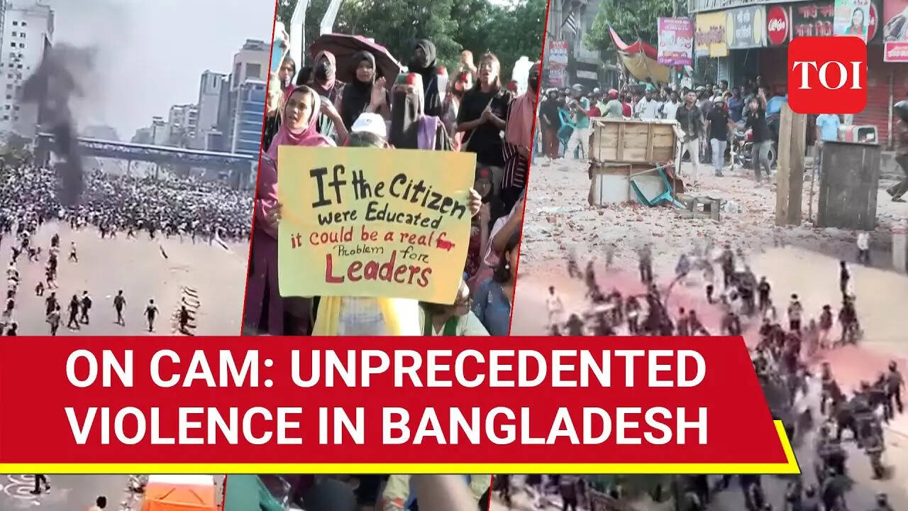 Bangladesh Violence: Death Toll Crosses 100, Students Burn Jail, Free ...