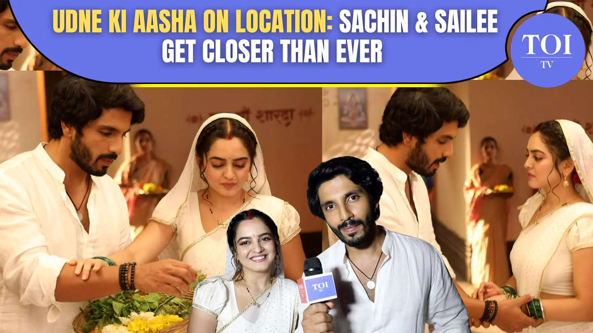 Udne Ki Aasha on location: Sachin and Sailee perform the Shiv Abhishek ritual together