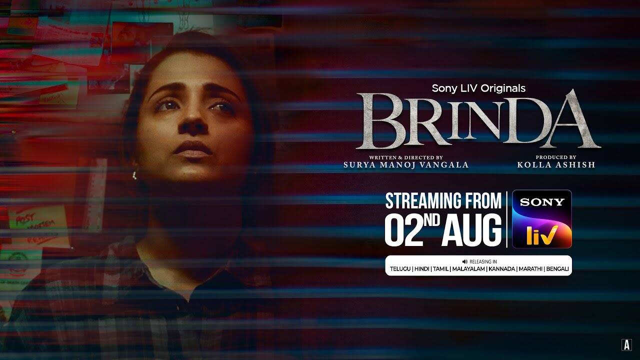'Brinda' Hindi Trailer: Trisha Krishnan and Indrajith Sukumaran starrer 'Brinda' Official Trailer