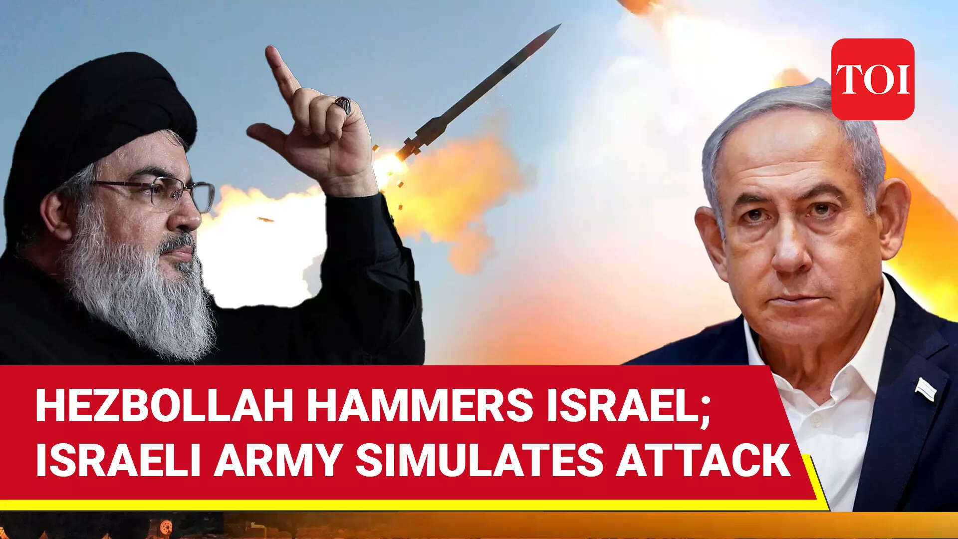 Hezbollah Launches Massive Rocket Blitz on Northern Israel, IDF Soldier ...