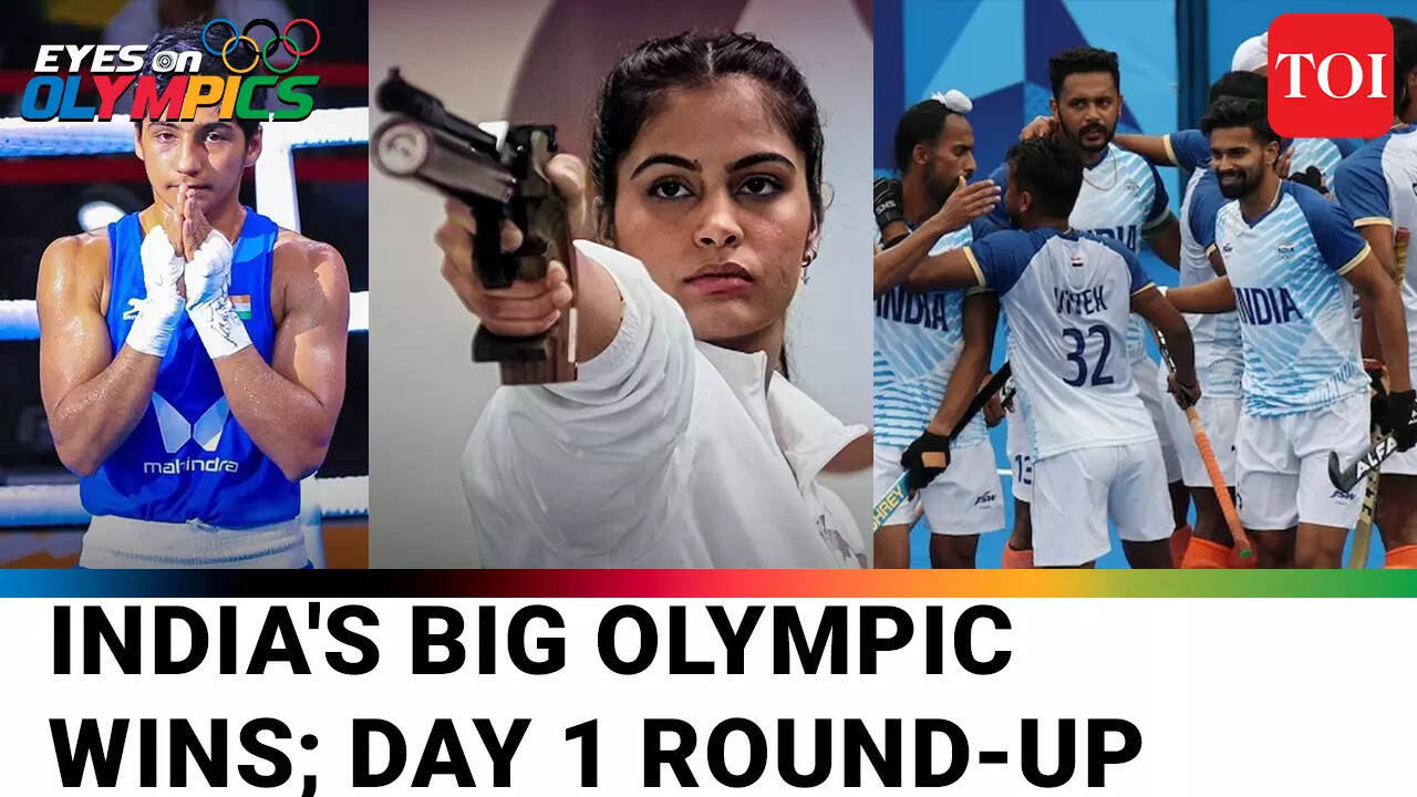 India Begins Paris Olympics 2024 With Victories, Celebrations & Many ...