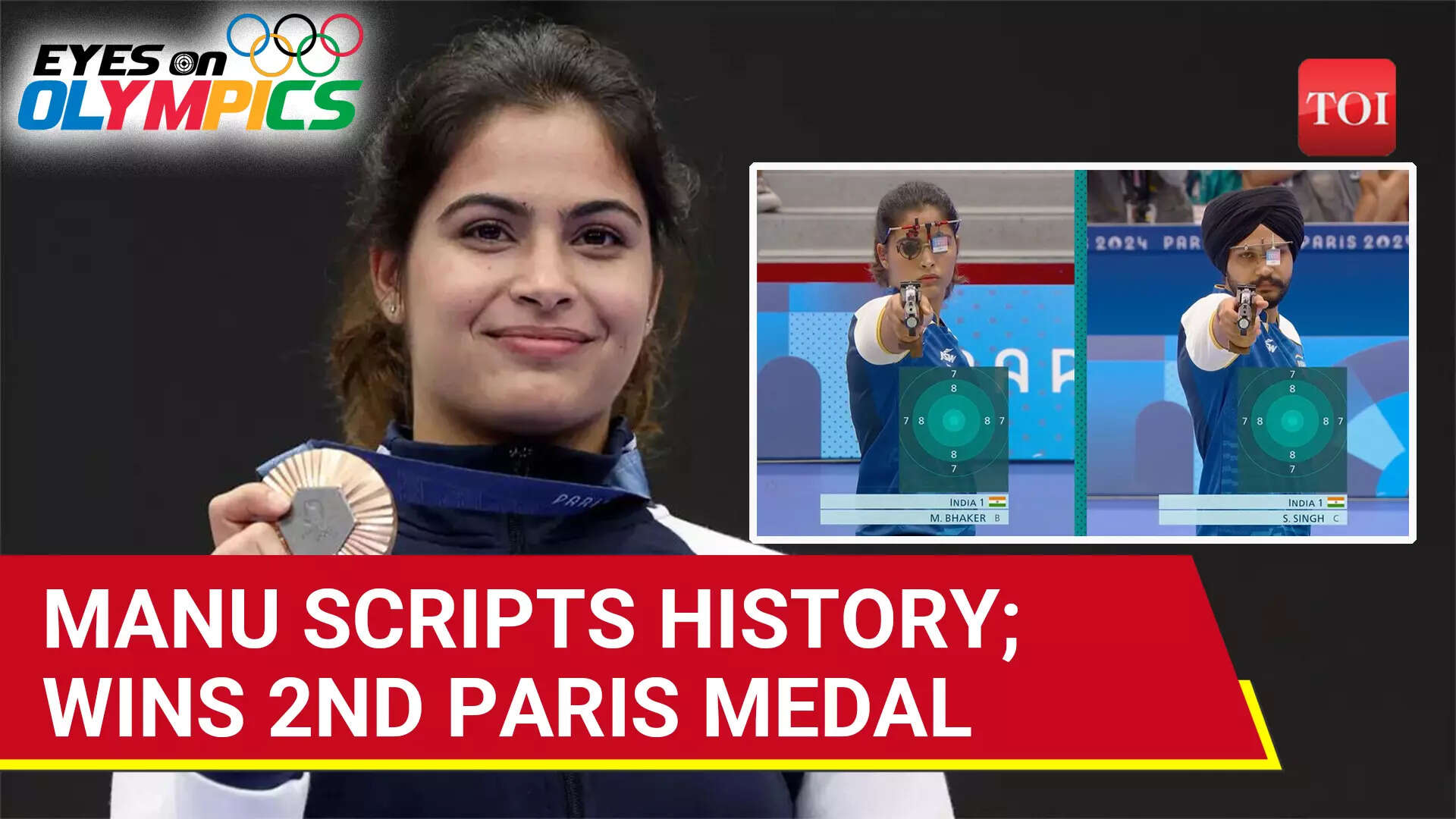 India On Cloud Nine As Manu Bhaker Wins 2nd Medal In Historic Feat I ...