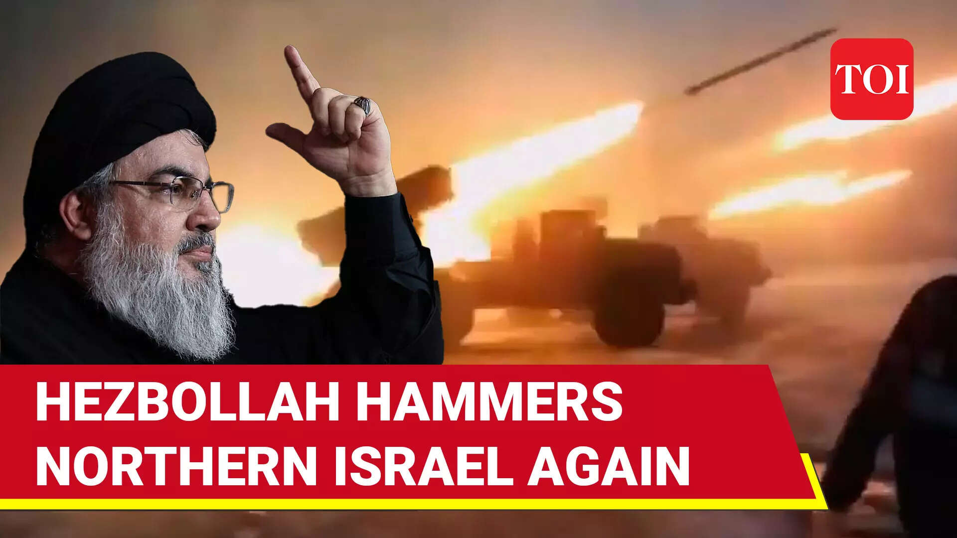 Hezbollah Launches Big Attack On Israel; Casualty Reported As Missiles ...