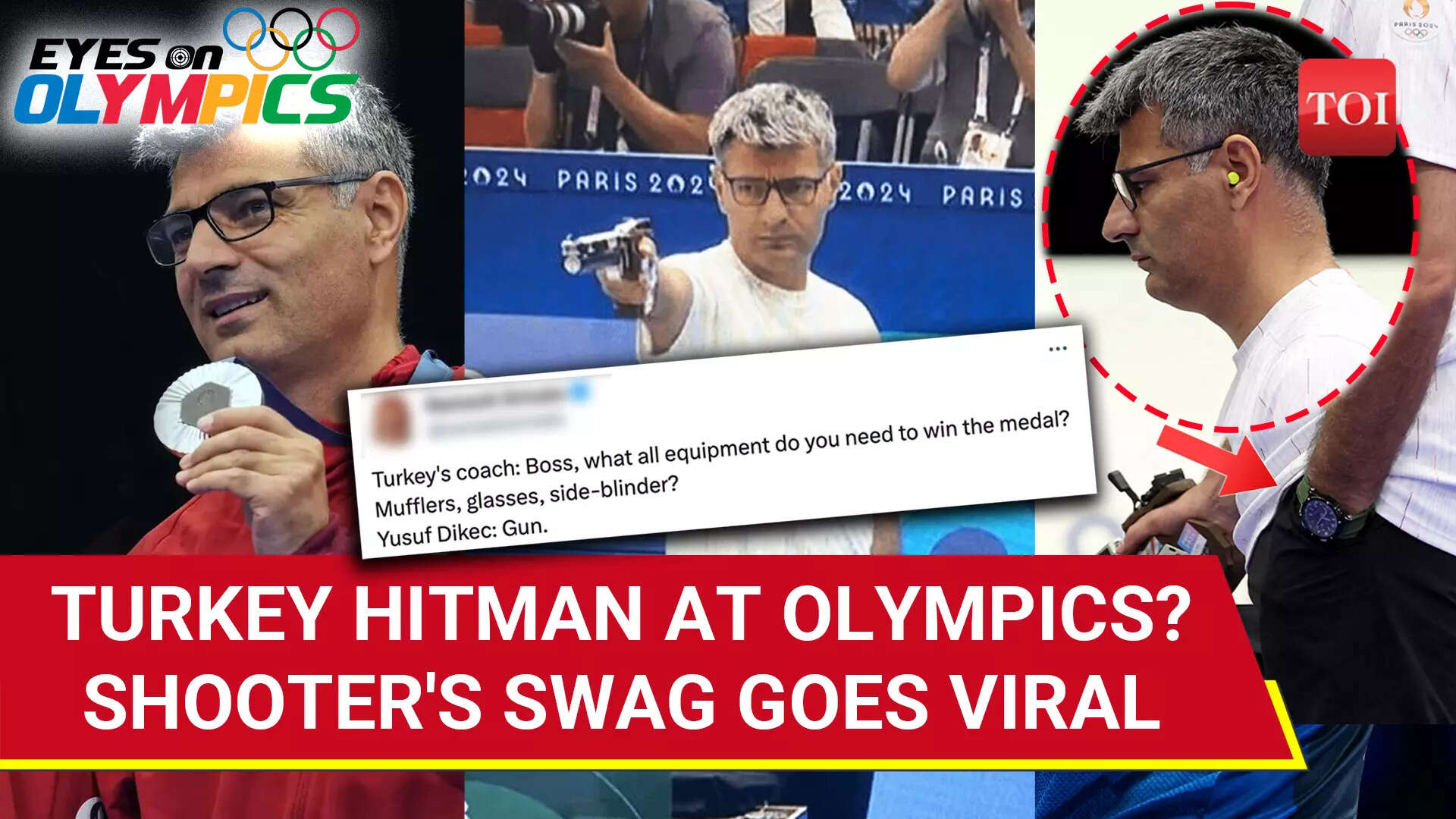 Olympics 2024: Turkey's 'Gearless' Shooter Bags Silver Medal, Stuns ...
