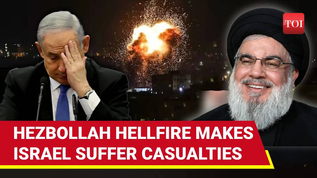 Israel 'Suffers Casualties' In Hezbollah Attack | CCTV Video Shows Blast