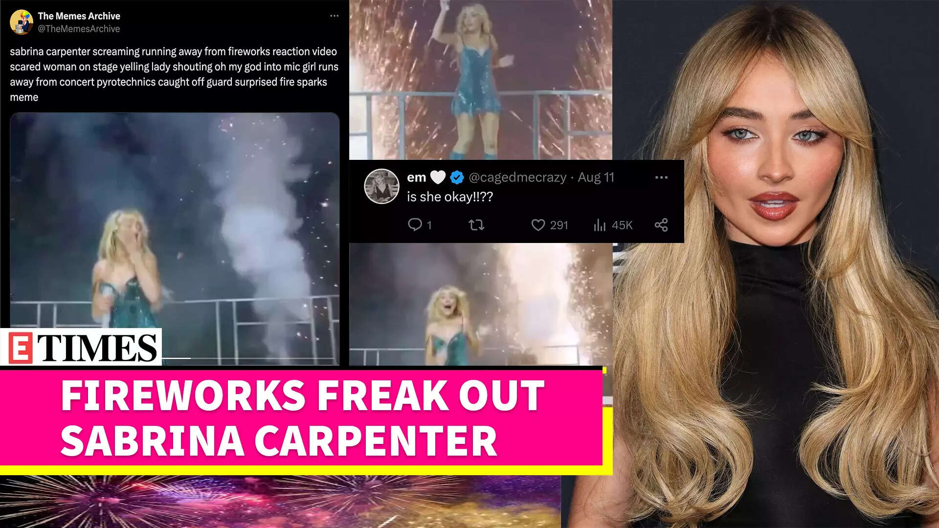 Singer Sabrina Carpenter's Concert Turned Nightmare: Narrowly Escapes ...
