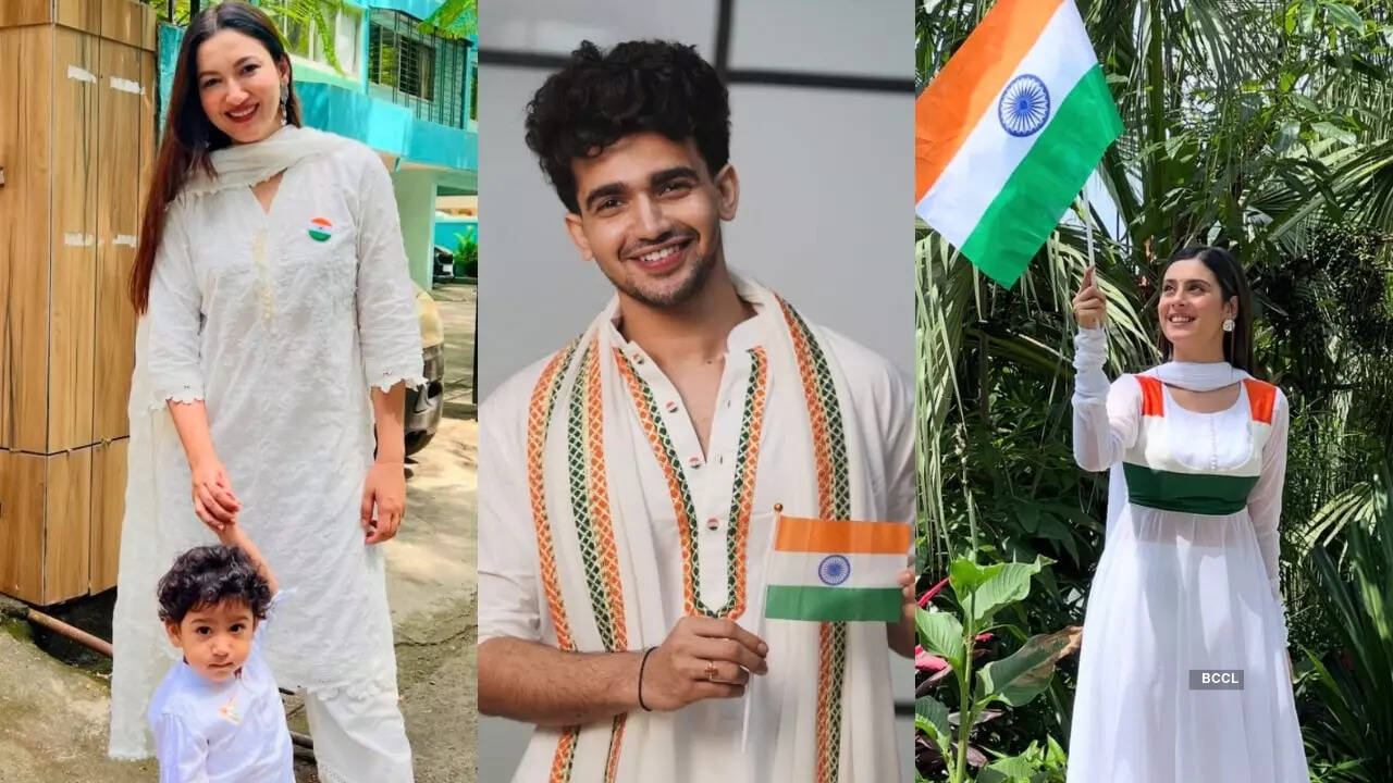 From Gauahar Khan to Isha Malviya, Vishal Pandey and others: TV celebs celebrate the 78th ...
