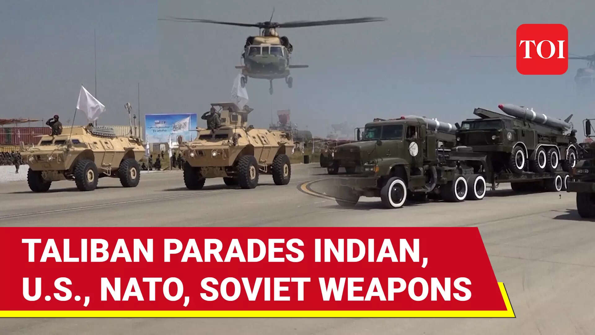 Taliban Victory Parade: Missiles, Aircraft, Humvees, & Artillery From U ...