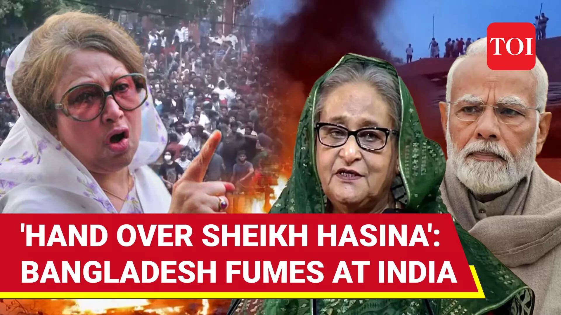 'India, Deport Hasina Now': Khaleda Zia's Party In Bangladesh Roars At ...
