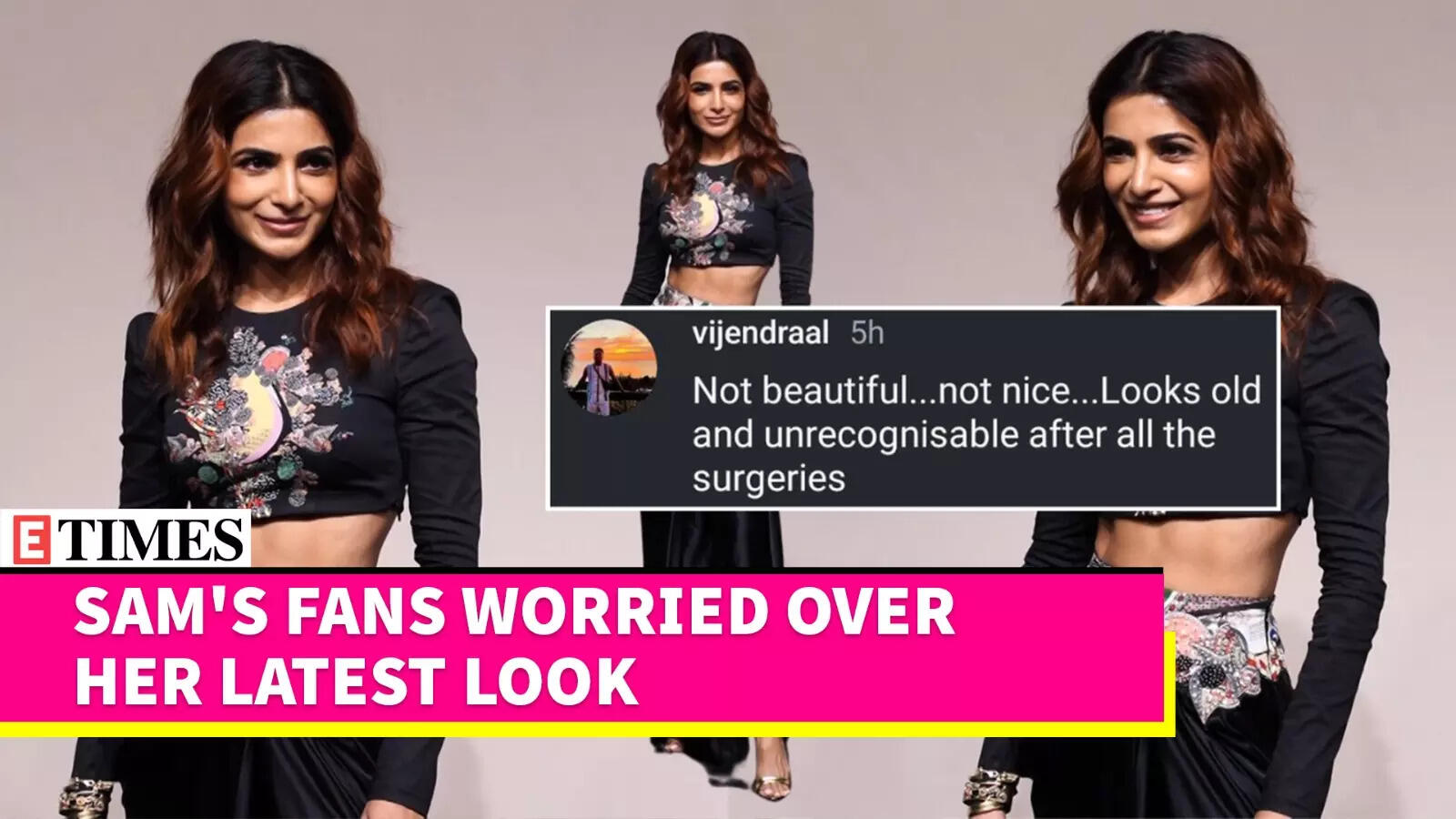 Actress Samantha Ruth Prabhu's New Look Shocks Fans - Concern Grows ...