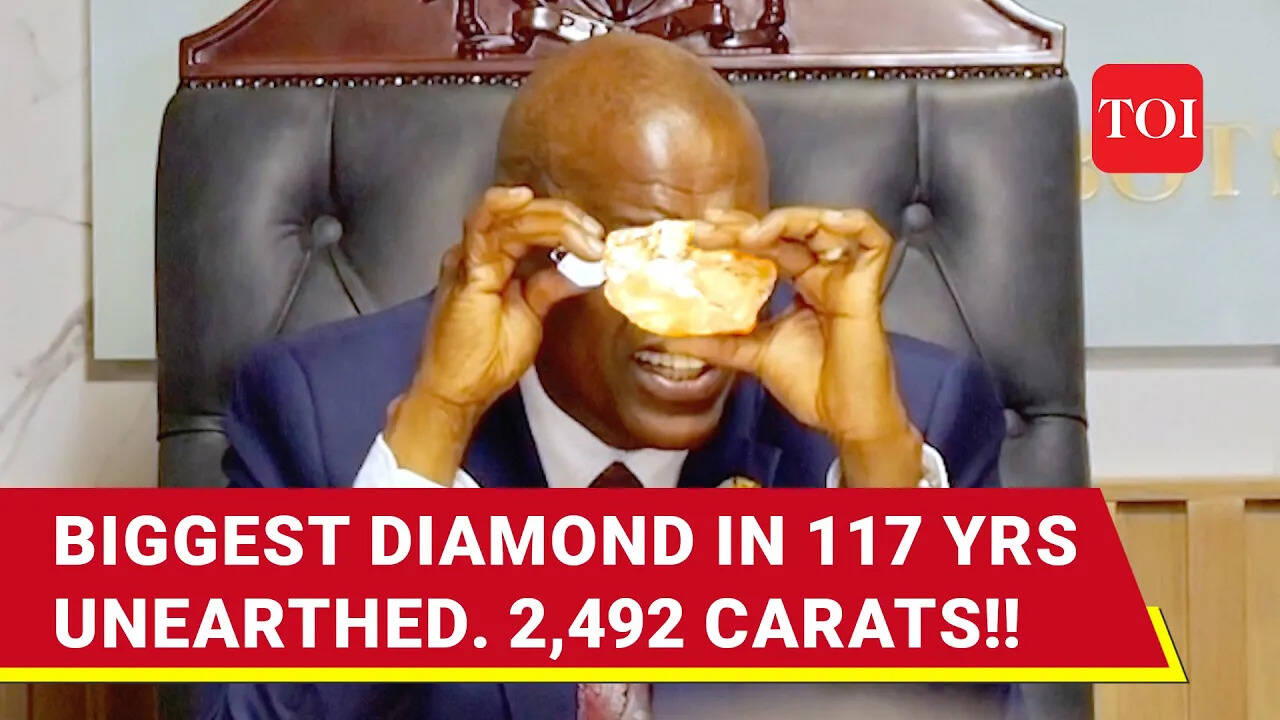 Giant Diamond Worth $40M Million Found In Botswana; President's Big ...
