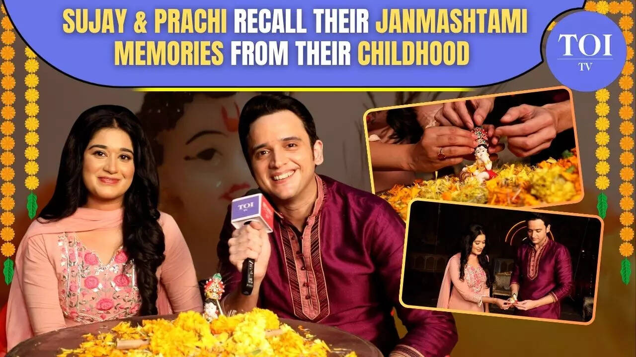 Shrimad Ramayan’s Sujay Reu & Prachi Bansal celebrate Janmashtami with Laddu Gopal