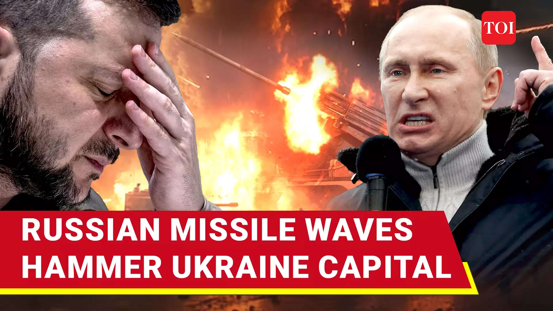 Explosions Rock Kyiv As Putin Orders All Out Assault; Russian Missile ...