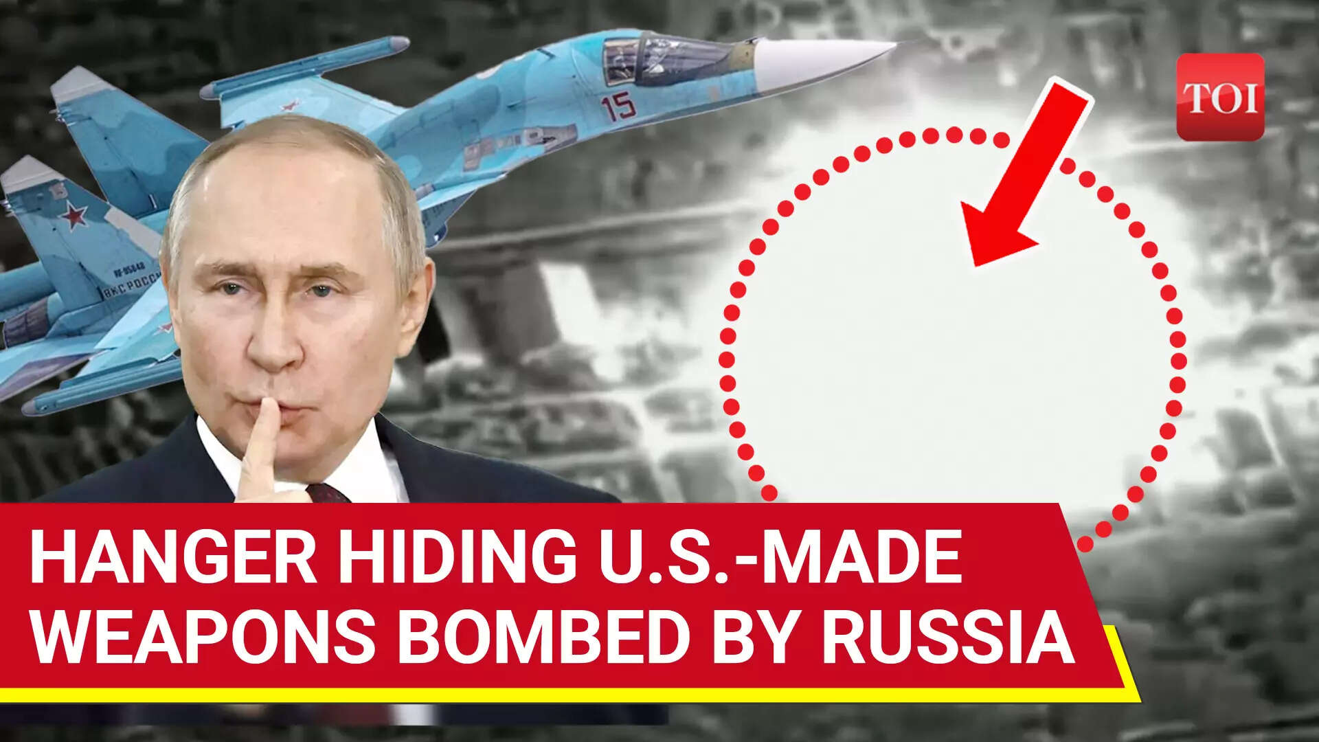 Russia Bombs Hanger Hiding U.S.-Made Weapons Kilometers Away From Kursk ...