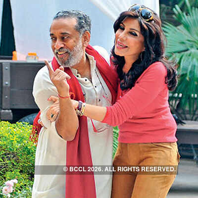 Dilip Cherian and Devi Cherian at their pre-Christmas bash in Delhi ...