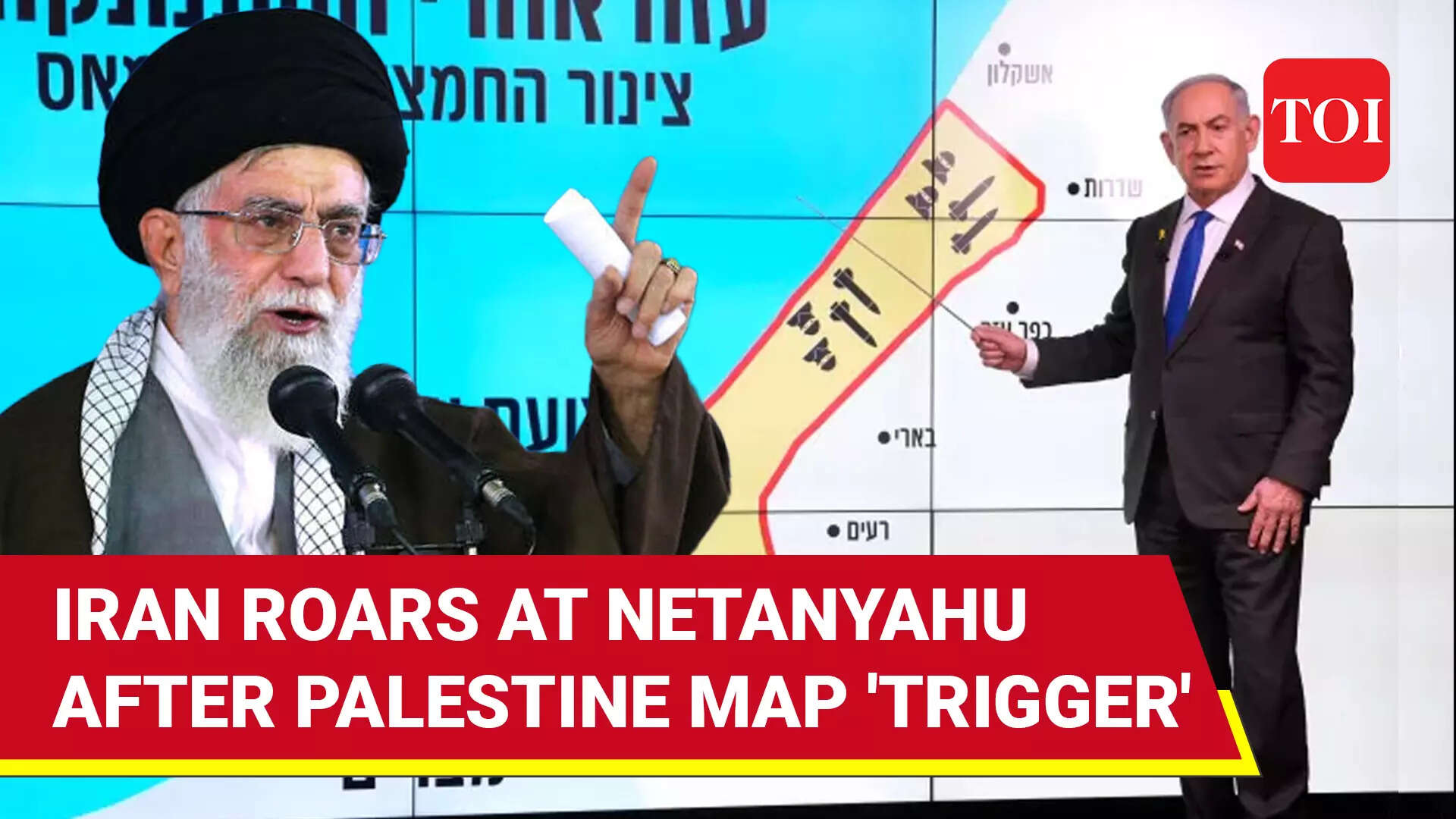 Iran's Warning To Israel After Netanyahu's Palestine Map 'Provocation'