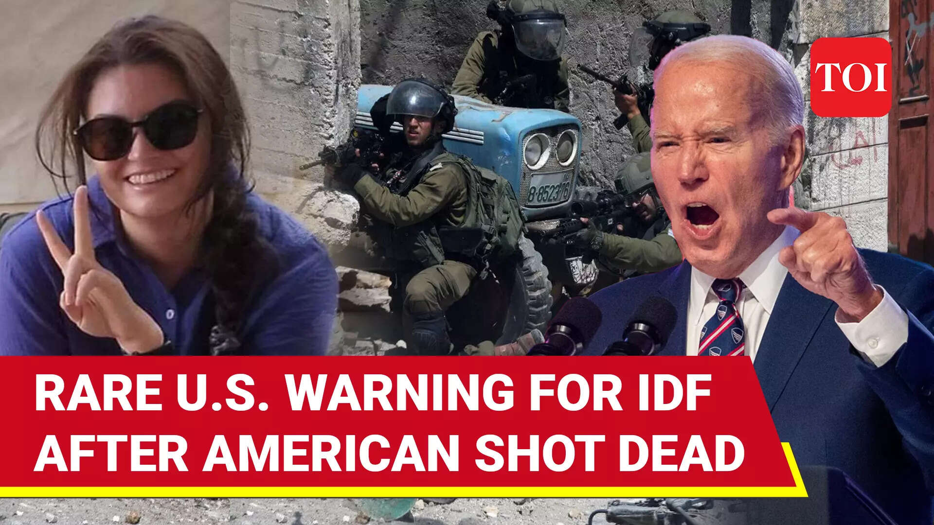 'Fuming' U.S. Warns Israel After American Shot Dead In West Bank