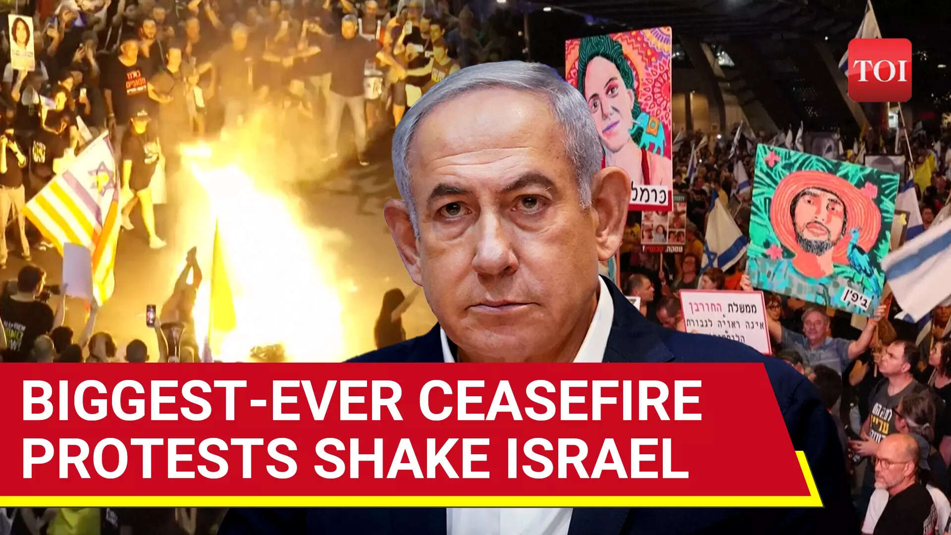 'Netanyahu Killing Hostages ': Israel Erupts In Rage; Clashes In Tel ...