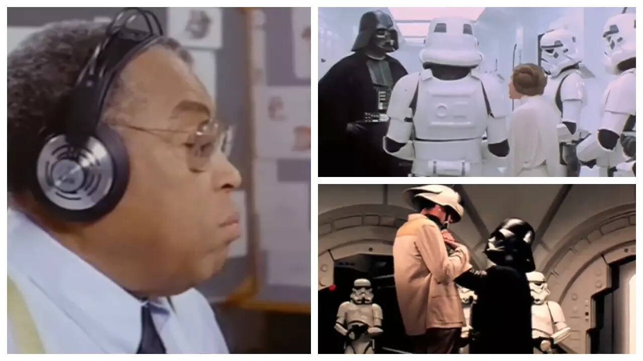 'Star Wars' BTS clip shows how James Earl Jones'…