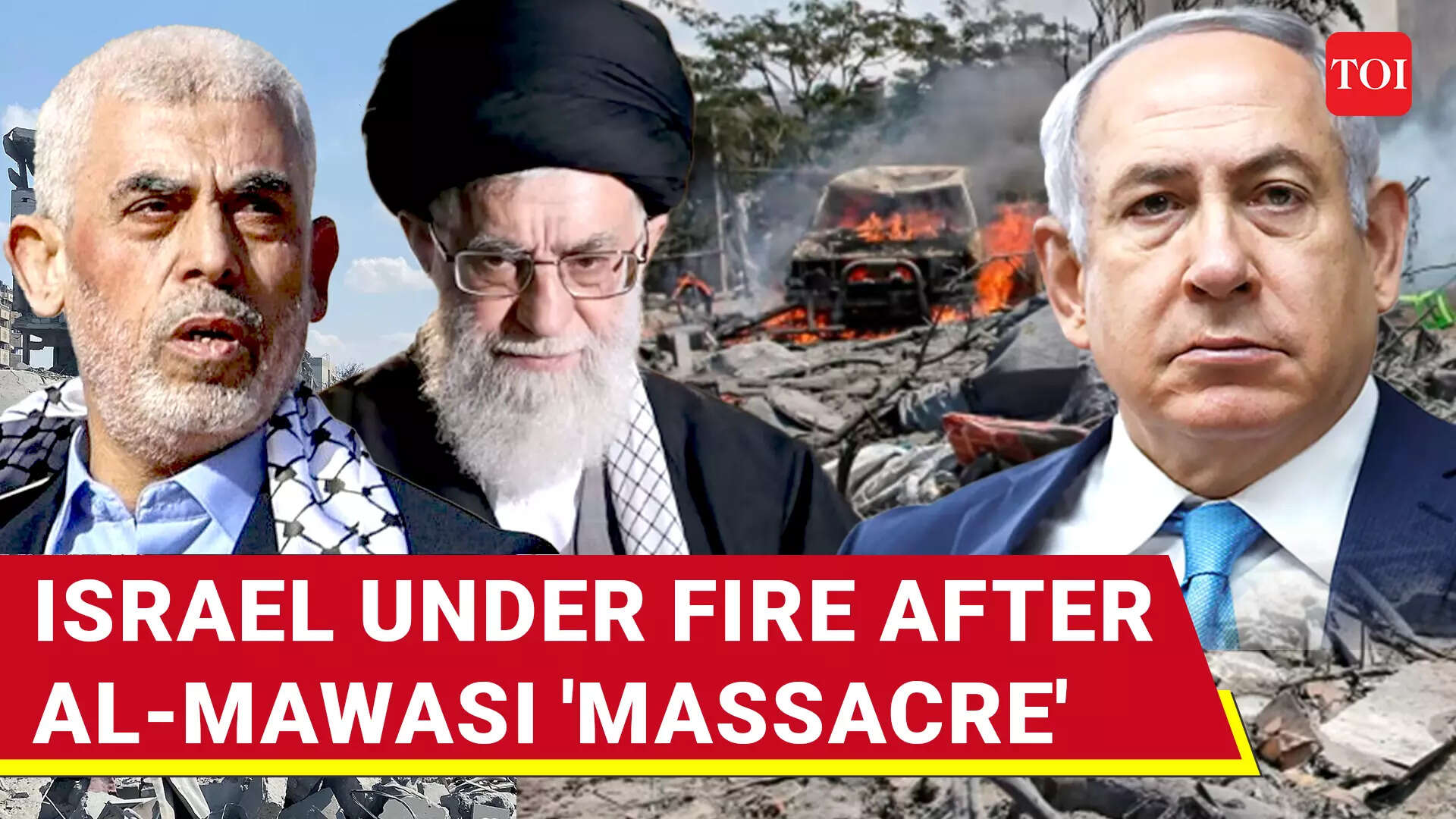 Iran & Hamas Vow Revenge After Israel Flattens Gaza Tents In Al-Mawasi ...
