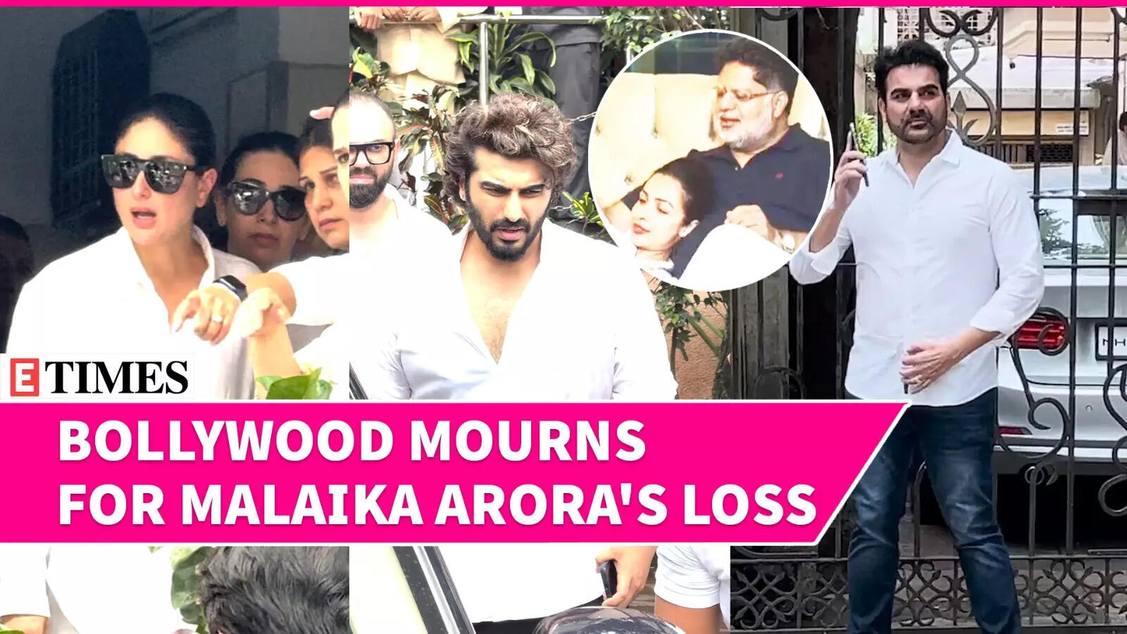 Actress Malaika Arora Father's Final Farewell: Arbaaz Khan, Arjun ...