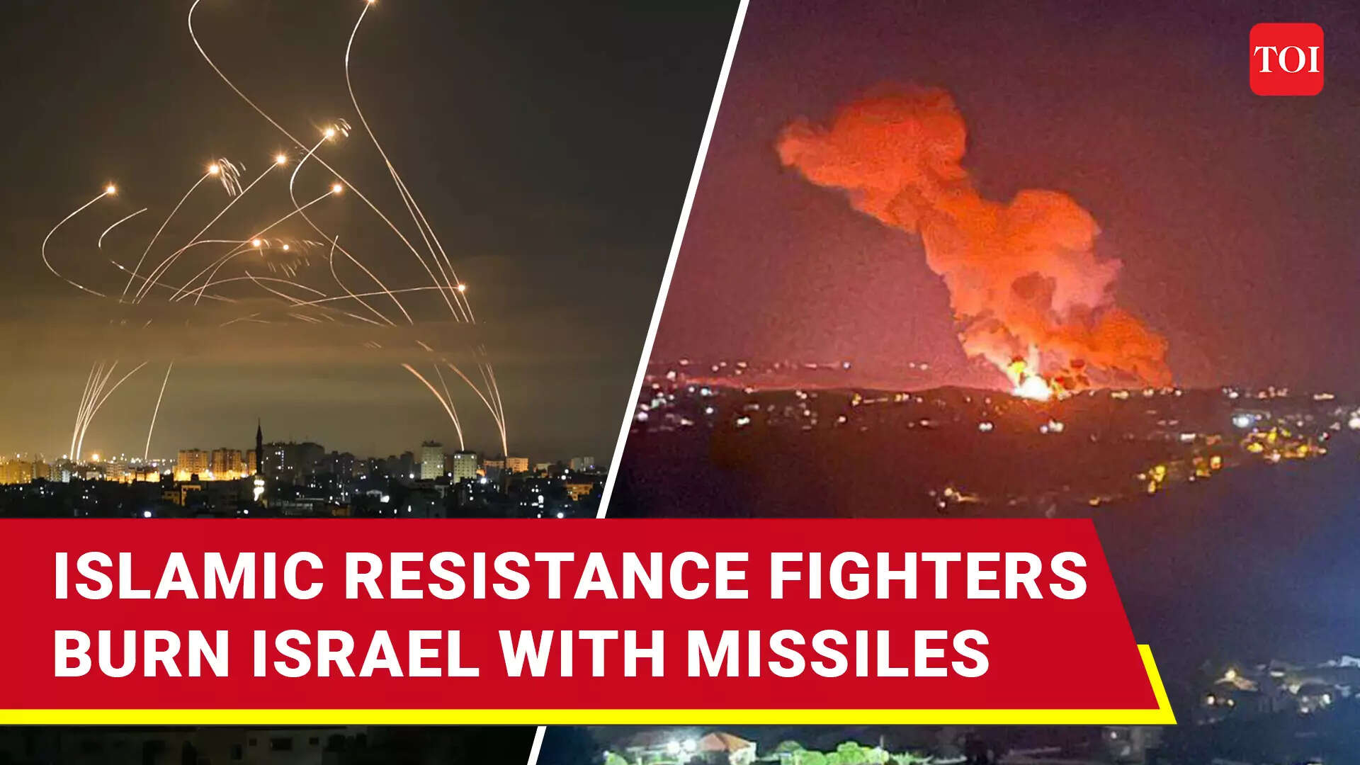 Islamic Fighters Go Ballistic Against Israel; Rain Dozens Of Missiles ...