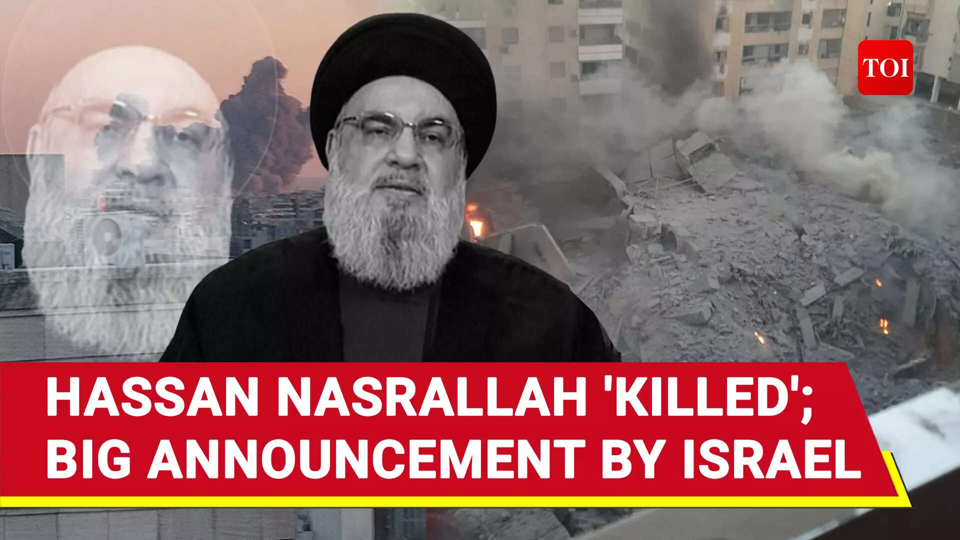 Hassan Nasrallah Killed In Beirut Airstrike, Says Israeli Military ...