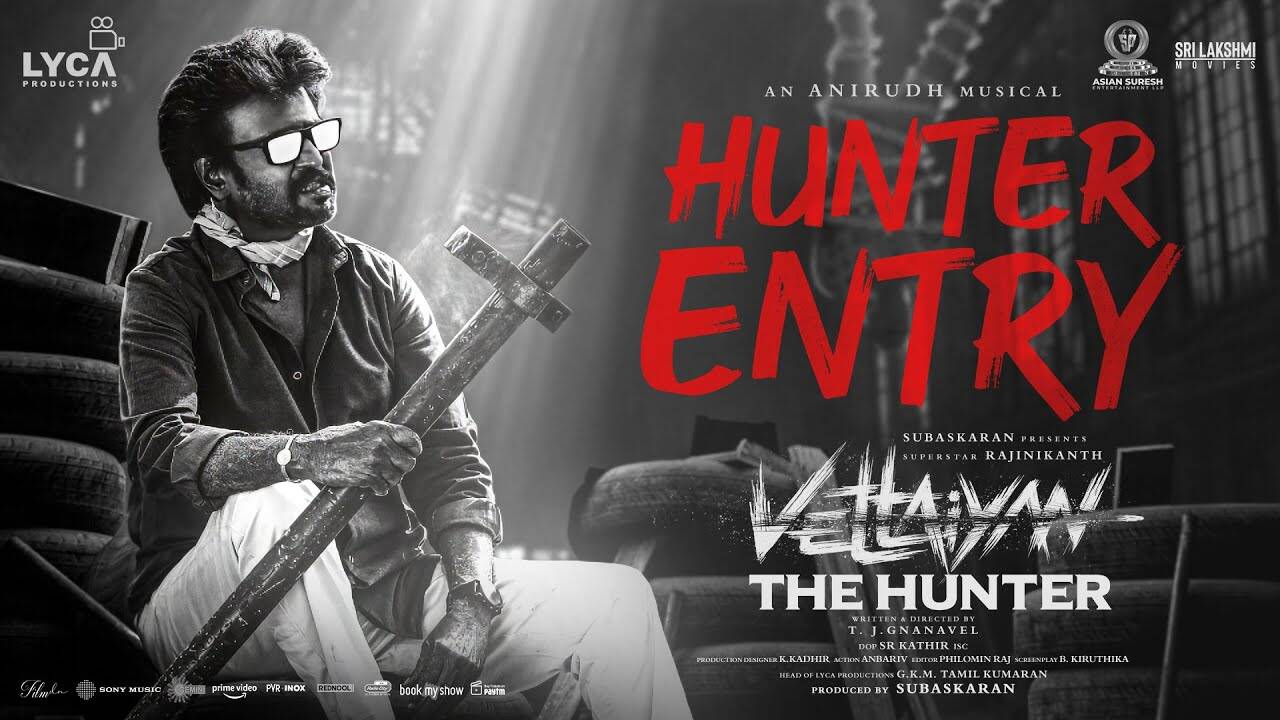 Vettaiyan | Telugu Song - Hunter (Lyrical)