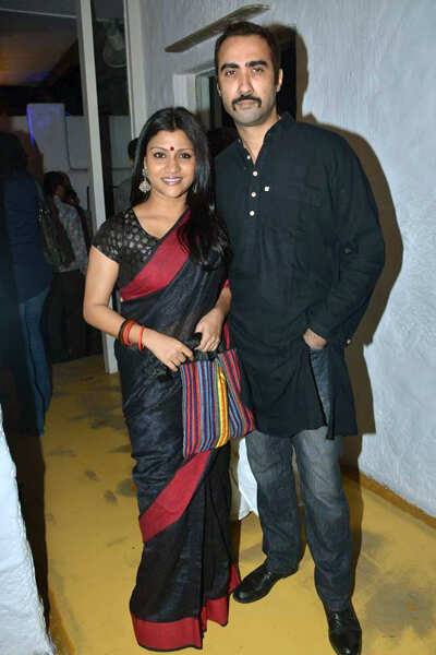 Konkona Sen Sharma Marido Konkona Sen Sharma With Her Husband# Ranvir