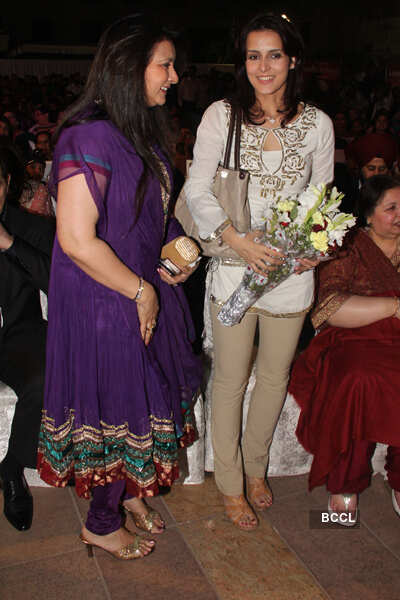 Poonam and Tulip at Lohri party organised by Mr G.S.Bawa and Charan ...