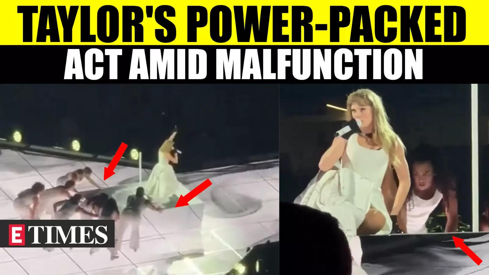 Taylor Swift's Stage Malfunction at New Orleans Concert Saved by Teamwork
