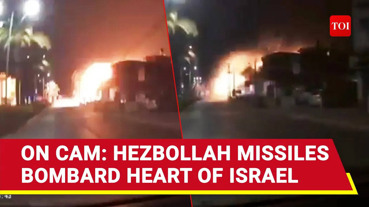 Hezbollah Bombards Tel Aviv Suburb; 11 Injured In Central Israel's Tira ...
