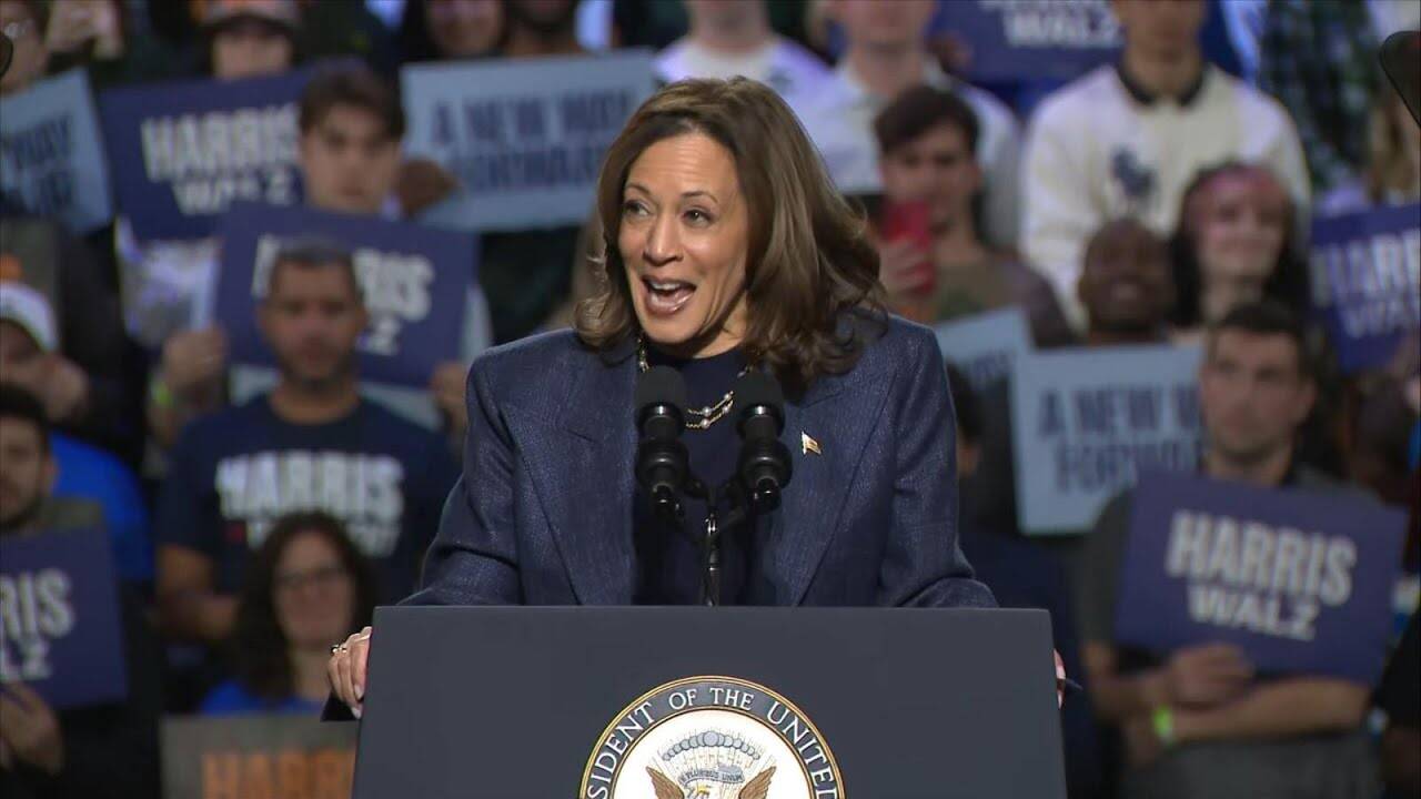 US vice president Kamala Harris says 'every single vote matters,' in ...